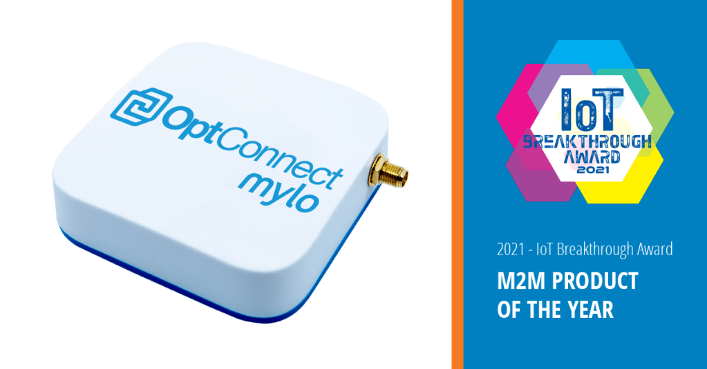 OptConnect mylo Wins M2M Product of the Year in 2021 - OptConnect