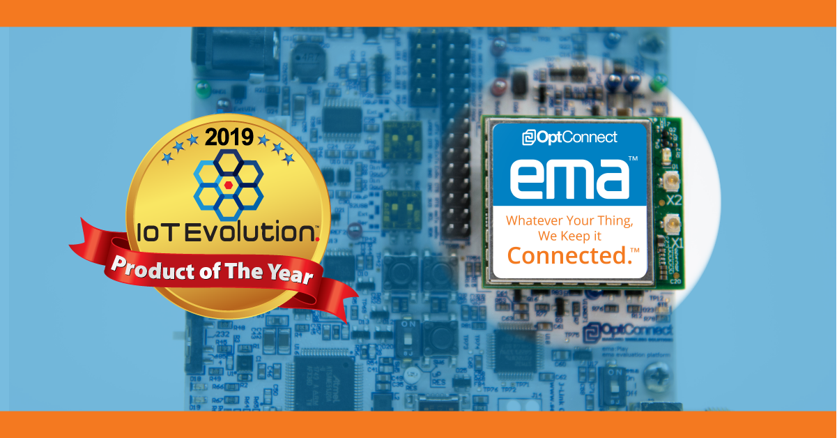 OptConnect ema™ Is IoT Evolution Product of the Year for 2019 | Newsroom | OptConnect