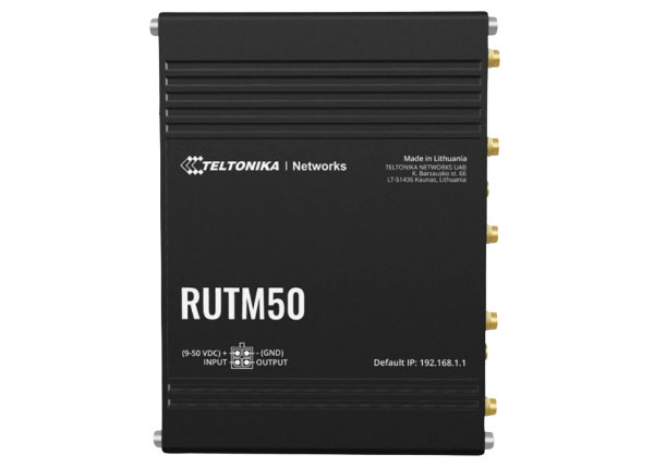 Teltonika RUTM50 5G Industrial Router | OptConnect
